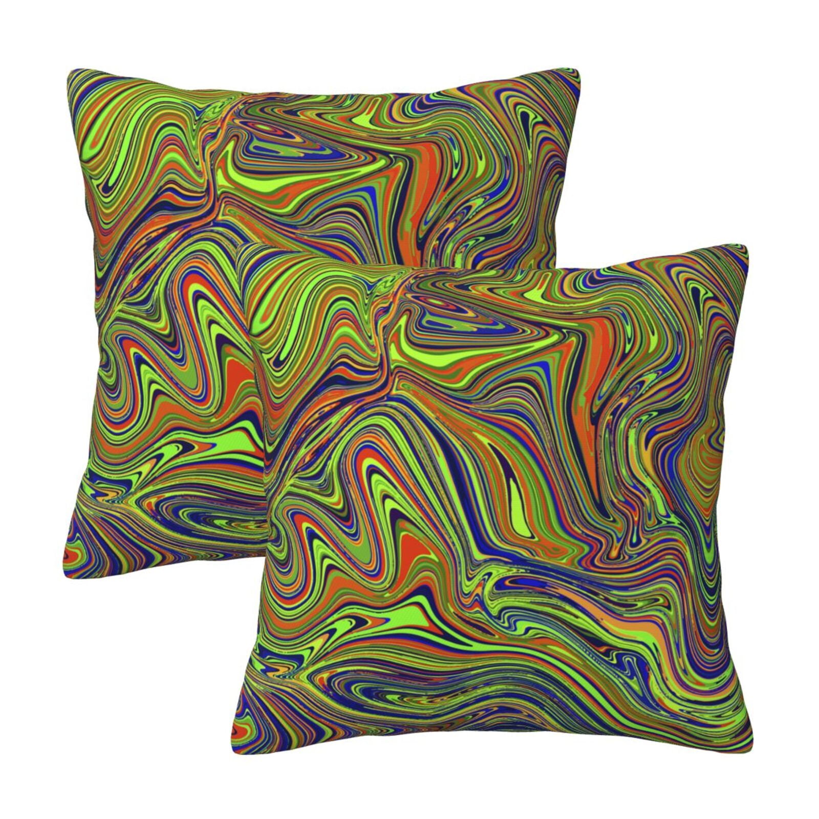2 Pack Four Seasons Pillow Cover Soft And Comfortable Invisible Zipper ...