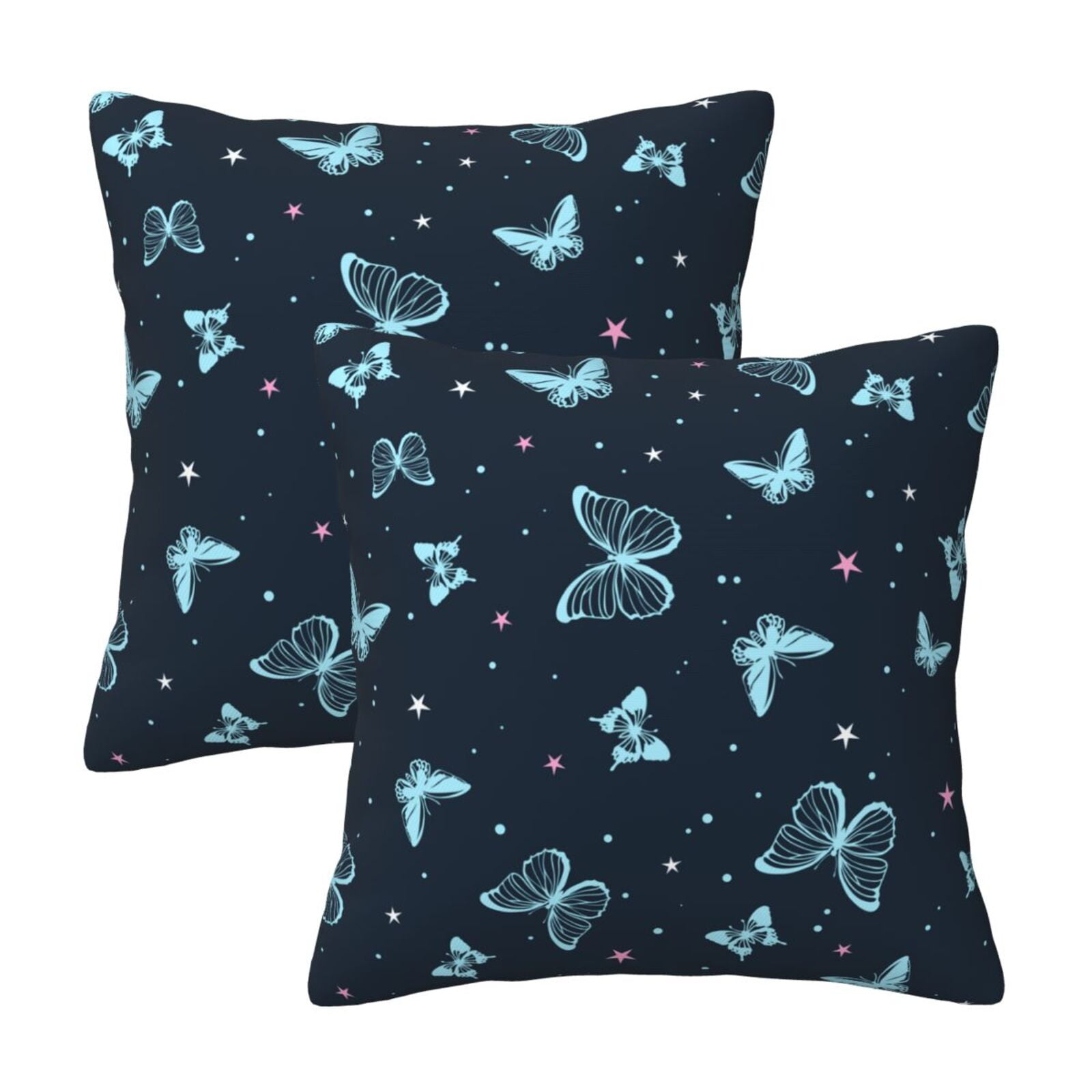 2 Pack Four Seasons Pillow Cover Soft And Comfortable Invisible Zipper ...