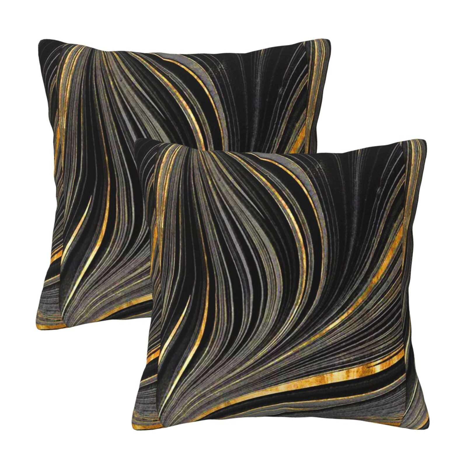 2 Pack Four Seasons Pillow Cover Soft And Comfortable Invisible Zipper ...