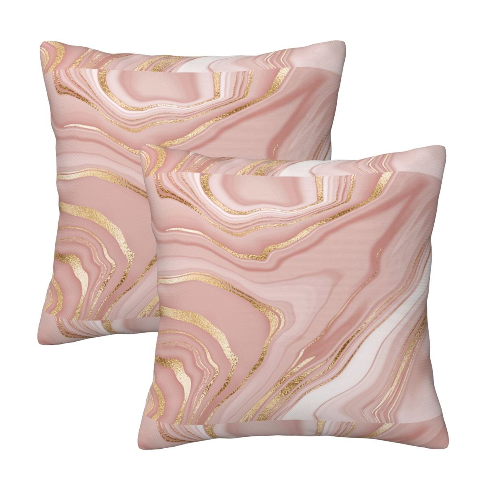 2 Pack Four Seasons Pillow Cover Soft And Comfortable Invisible Zipper ...
