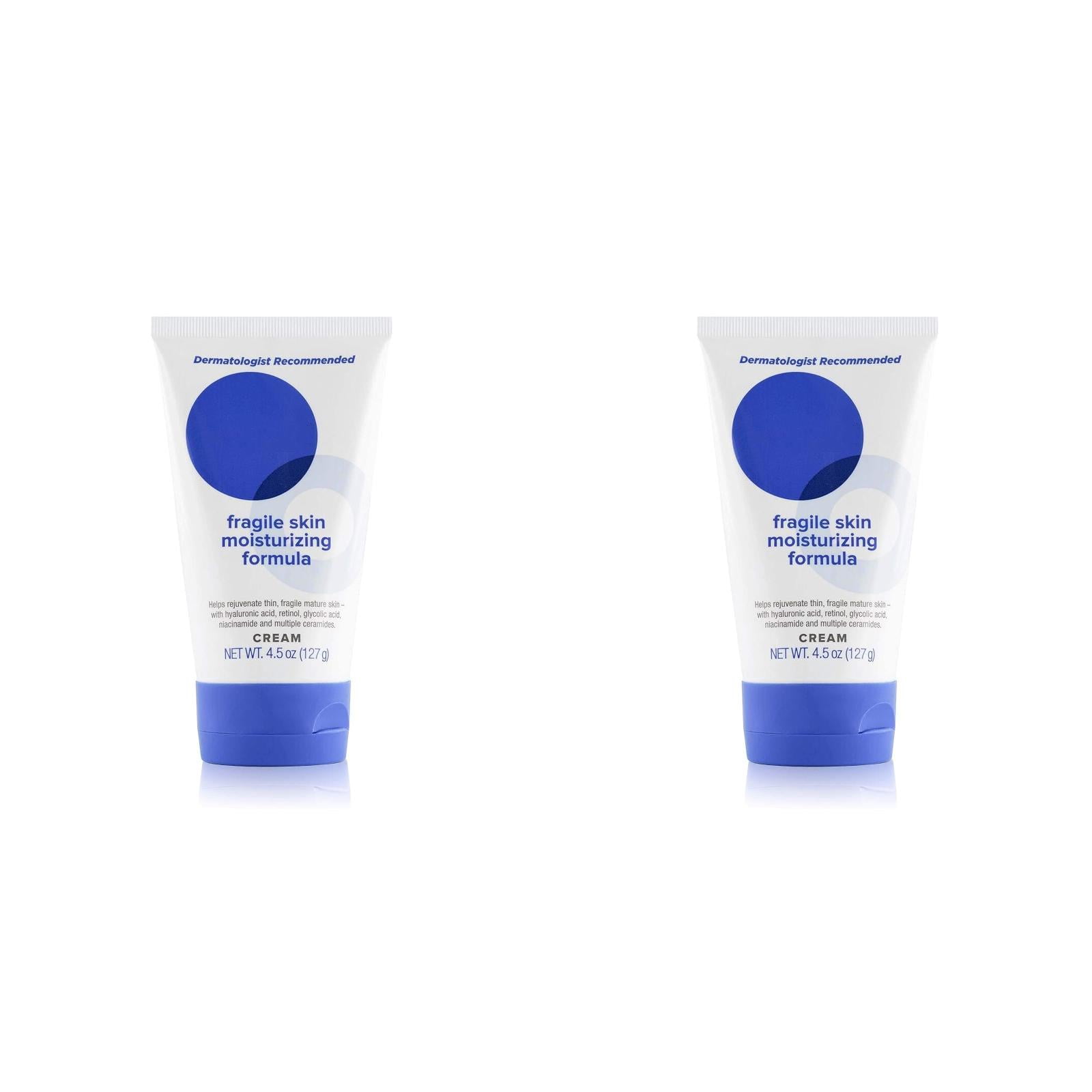 (2-Pack) Fragile Skin Moisturizer for Mature Skin Daily Hydration and ...