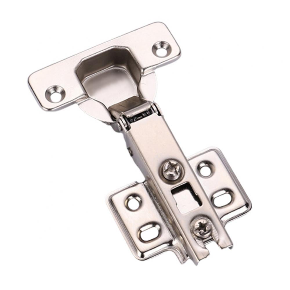 2-Pack Frameless Cabinet Hinges, Soft-Closing Concealed European Style ...