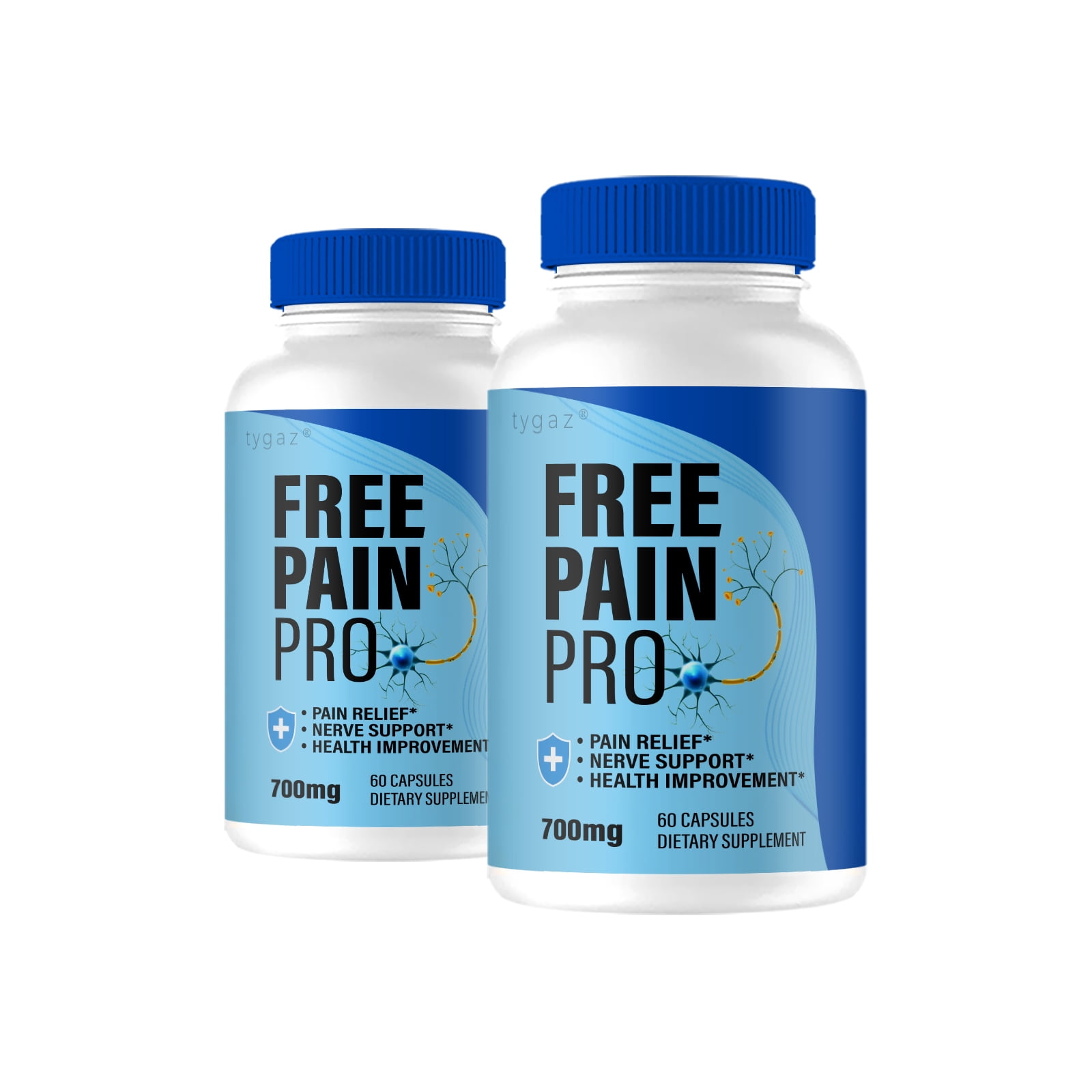 (2 Pack) Free Pain Pro - FreePain Pro Pill Supplement - Walmart.com