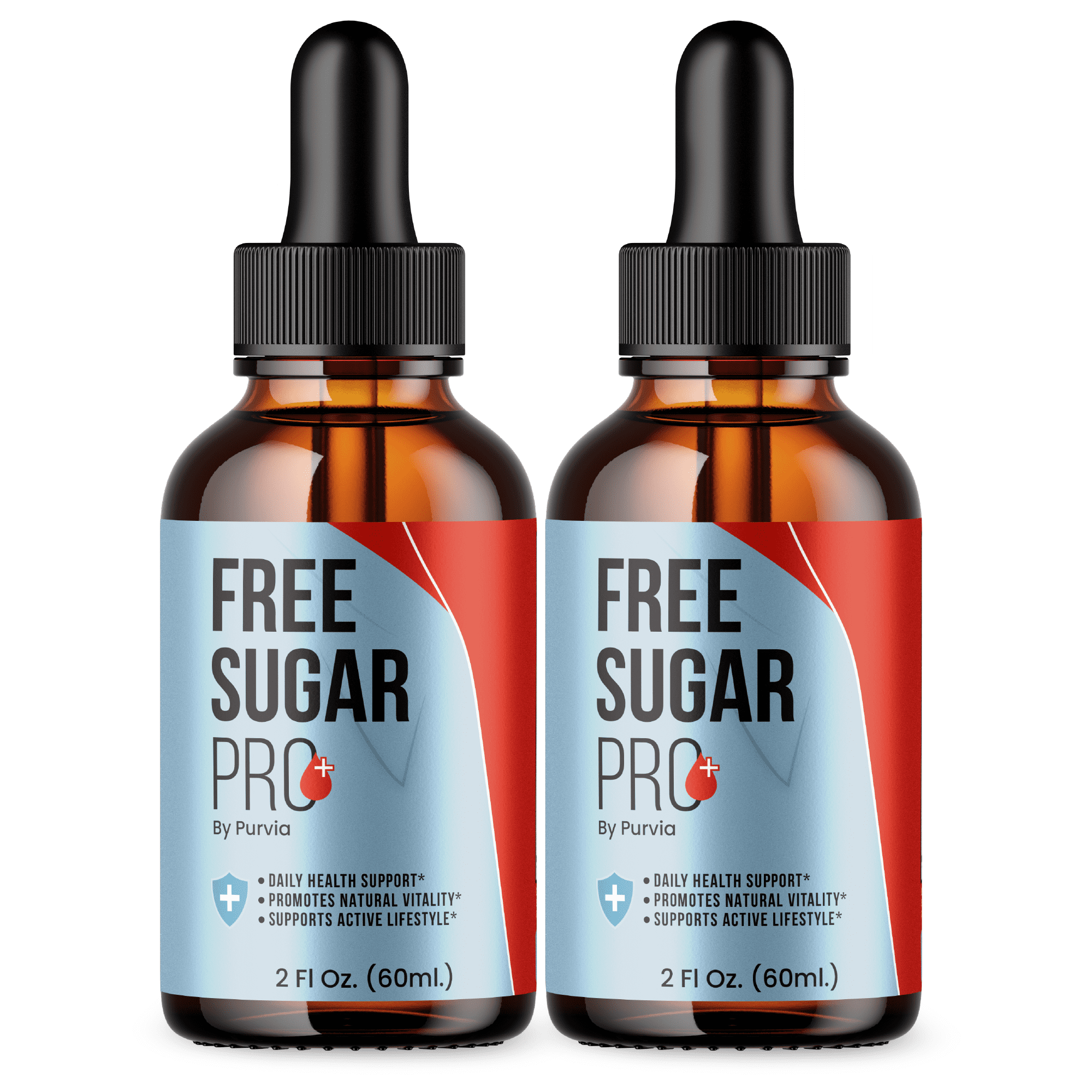 (2 Pack) Free Sugar Pro Drops, Unique Natural Blend Dropper, Maximum ...