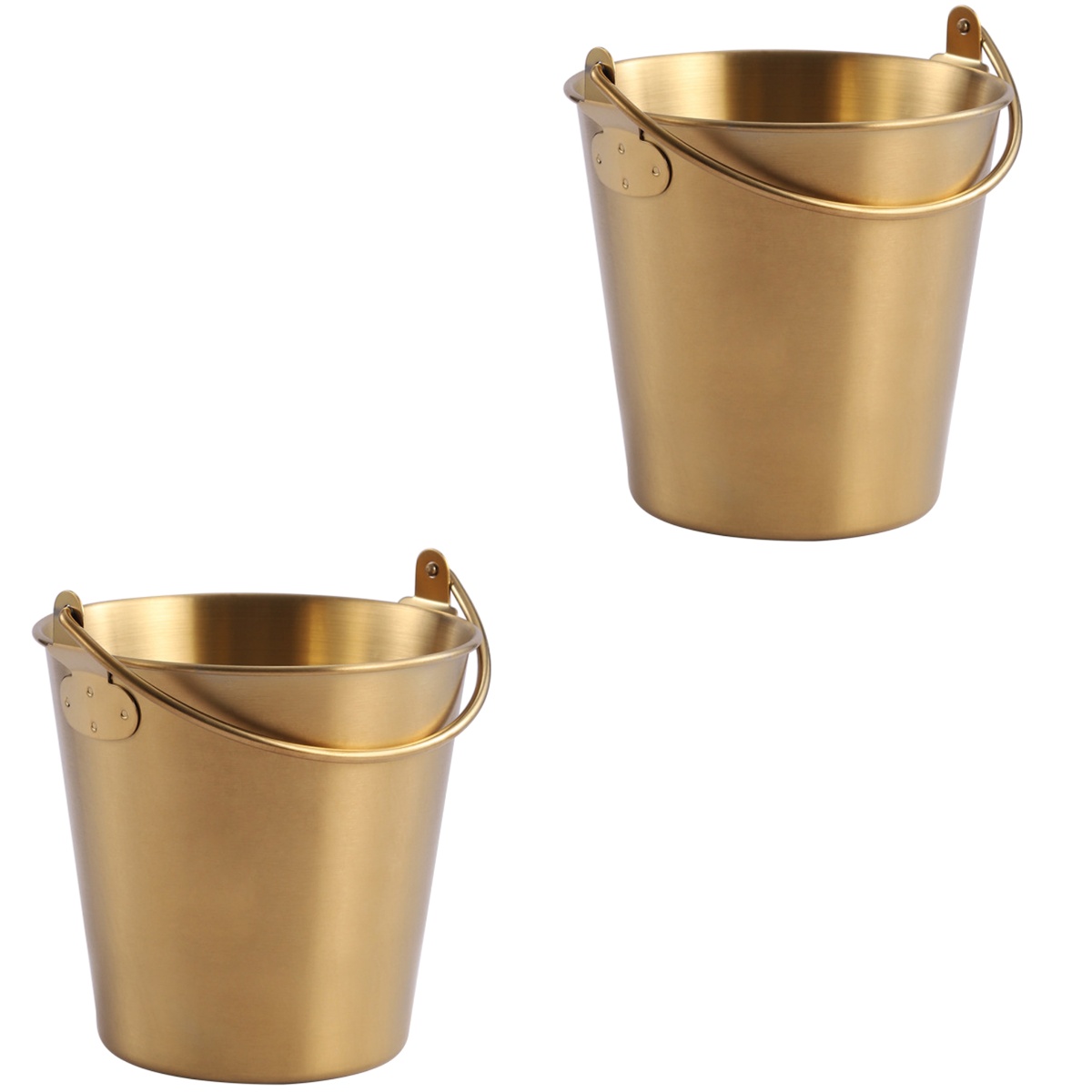 2 Pack French Fries Chicken Bucket Snacks Food Bucket Oil Bucket Snack ...