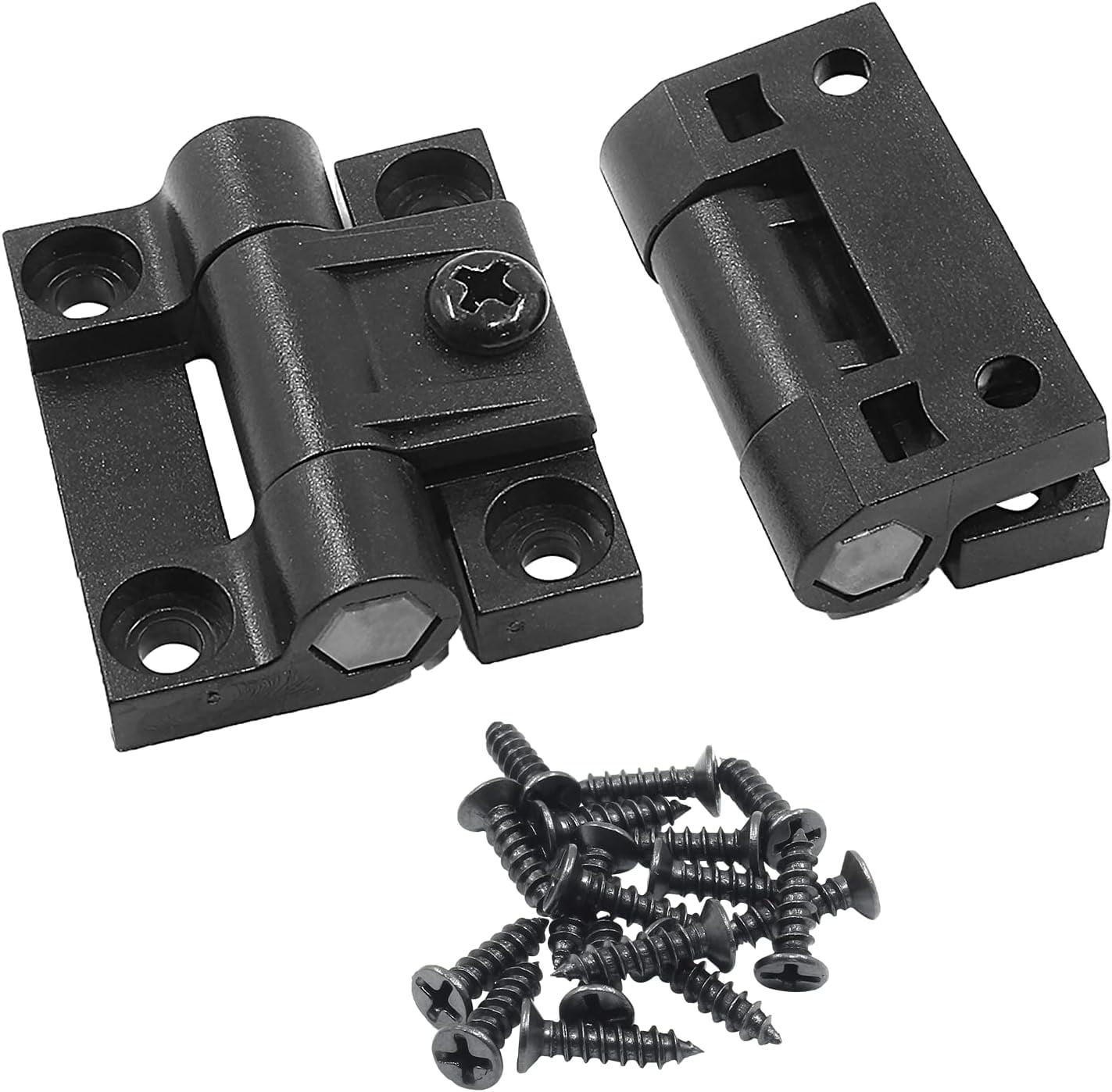 2 Pack Friction Hinges Adjustable Torque 43x36mm Plastic Hinges with ...