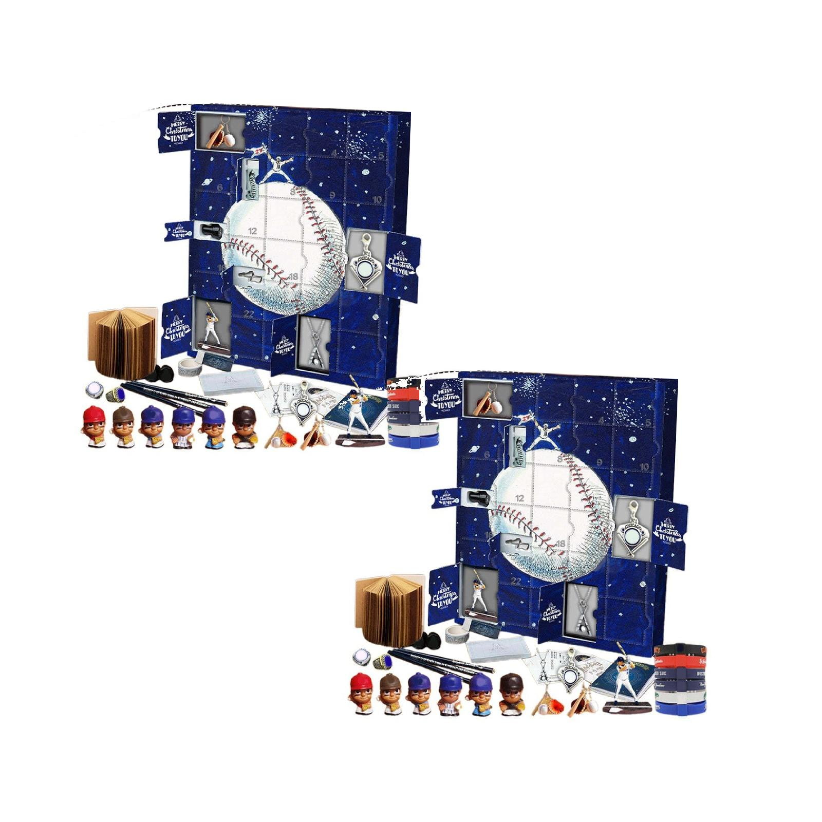 2 Pack Friends 2024 Advent Calendar Baseball Holiday Countdown Set ...