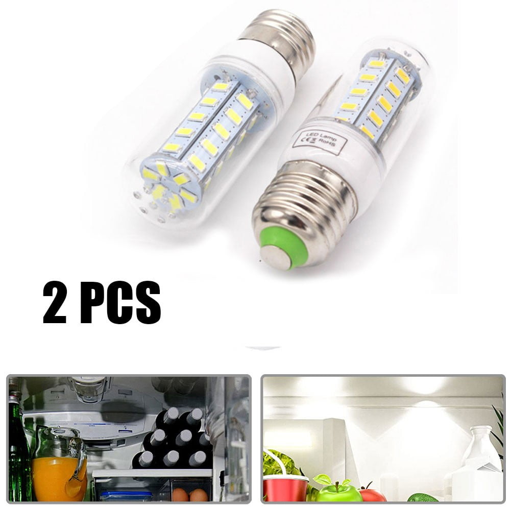 JINGTOO Refrigerator Light Bulb, E27 Base, 6W LED, 3000K/6000K, Warm ...