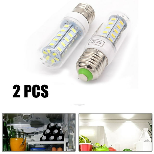 Frigidaire 2 Pack LED Refrigerator Light Bulb, E27 Corn Light ...