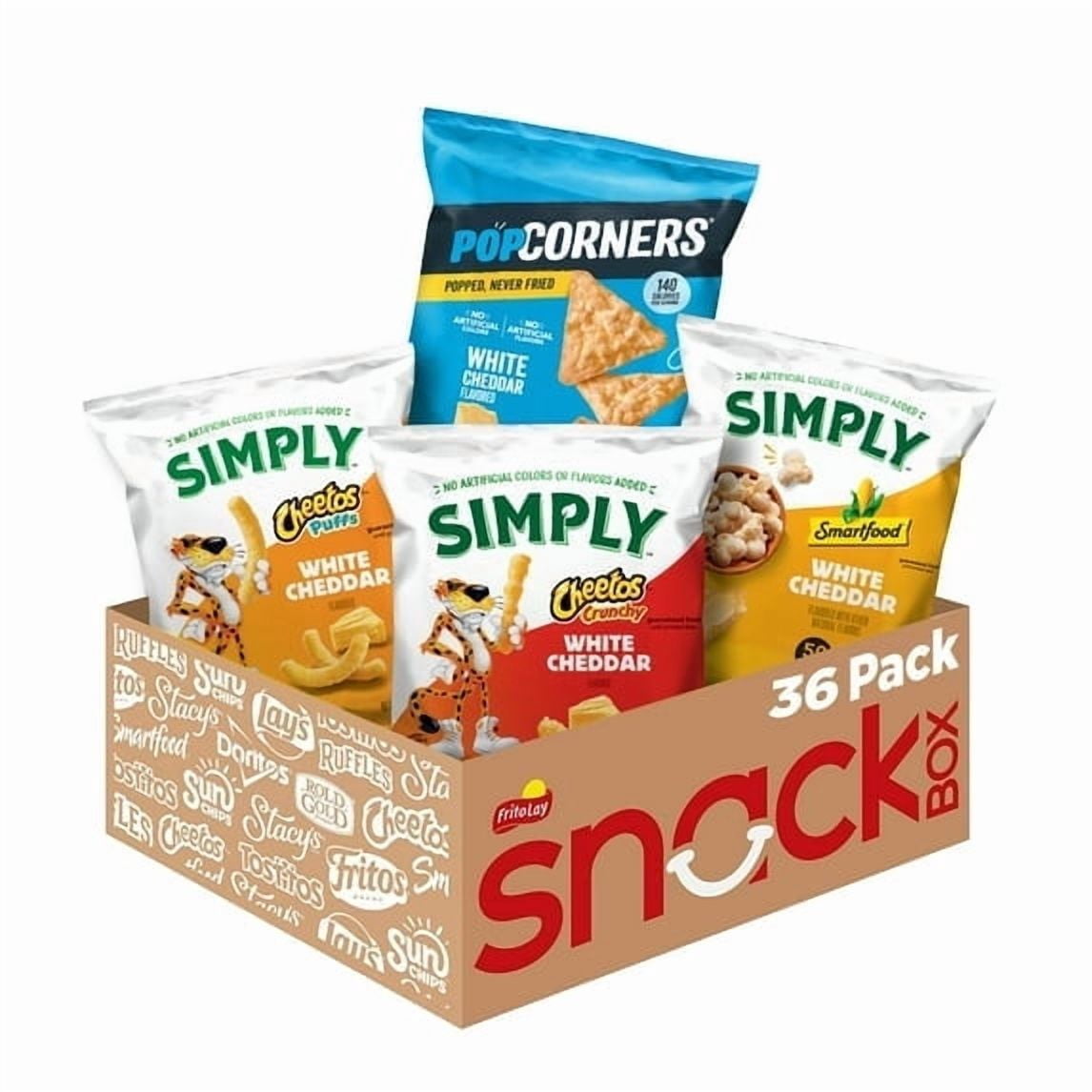 2 Pack - Frito Lay White Cheddar Snacks Favorites, Variety pack (36 ...