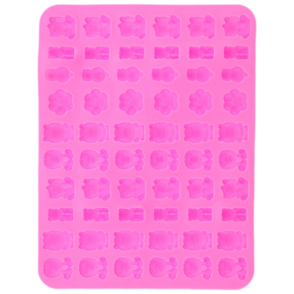 2 Pack Fudge Chocolate Mold Cake Puck Gelatin Molds 60 Animal Silicone ...