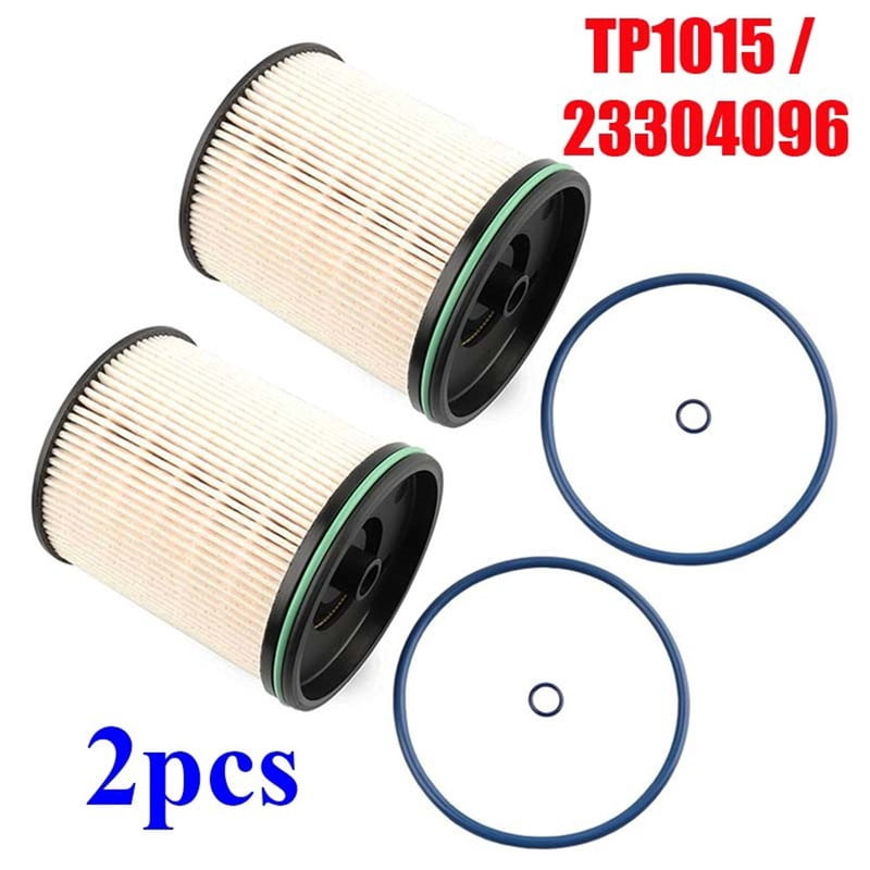 2-Pack Fuel Filter Kit Compatible with Chevy Silverado GMC Sierra ...