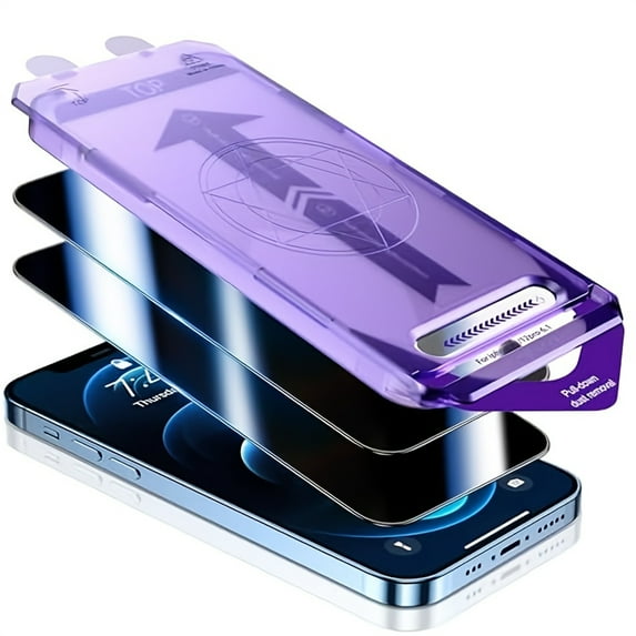 2 Pack Full Cover Privacy Screen Protector Compatible with for iphone ...