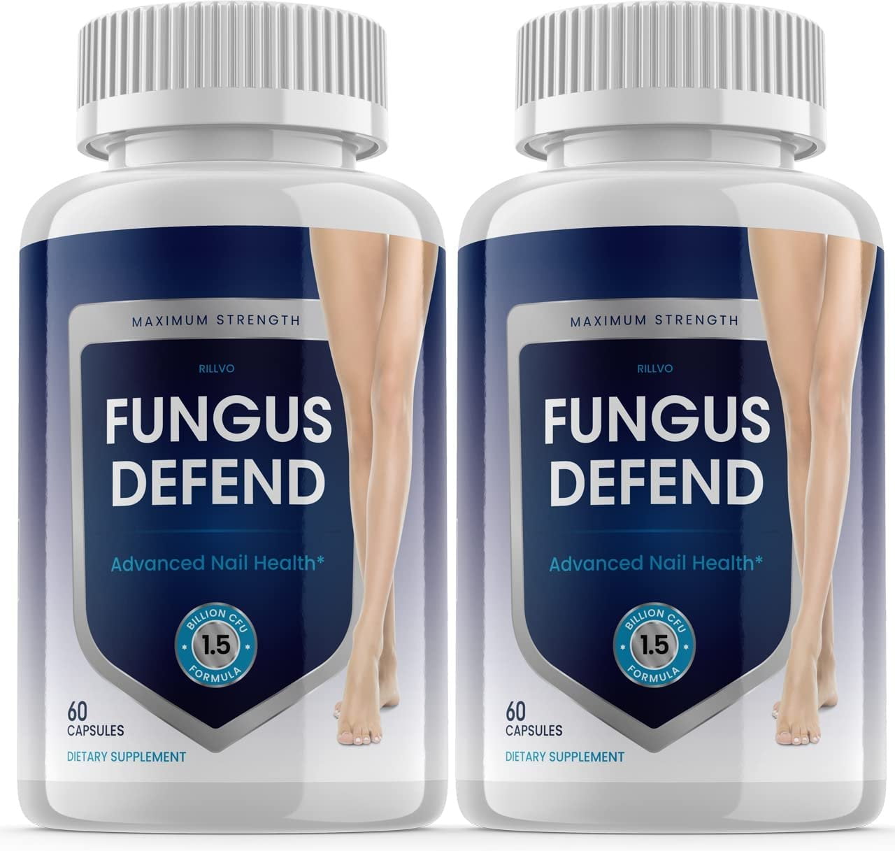 Fungus Defend 2 Pack - Fungal Strength Treatment, Healthy Nails ...