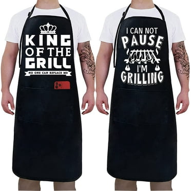 ApronMen, Funny Aprons For Men - Dad's BBQ - 100% Cotton with Pockets ...
