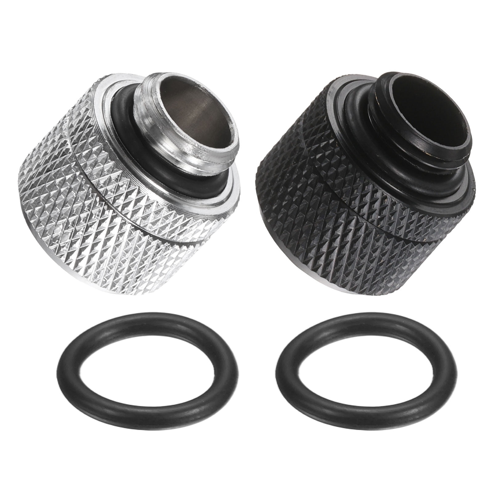 2-Pack G1/4" Thread 3/8 in ID 1/2 in OD Quick Tighten Compression ...