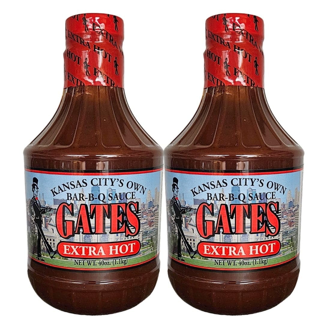 Gates Bar-B-Q, 2 Pack, BBQ Extra Hot Sauce, 40 oz - Walmart.com