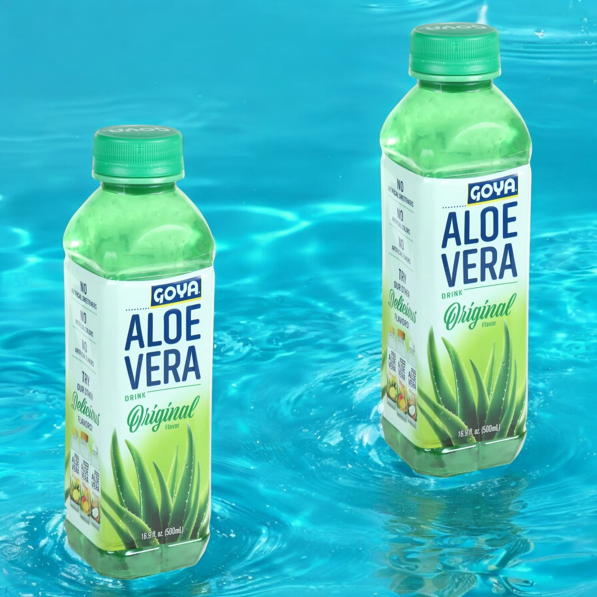 ( 2 Pack ) GOYA Aloe Vera Drink Original Flavor 16.9 fl. oz. - Walmart.com