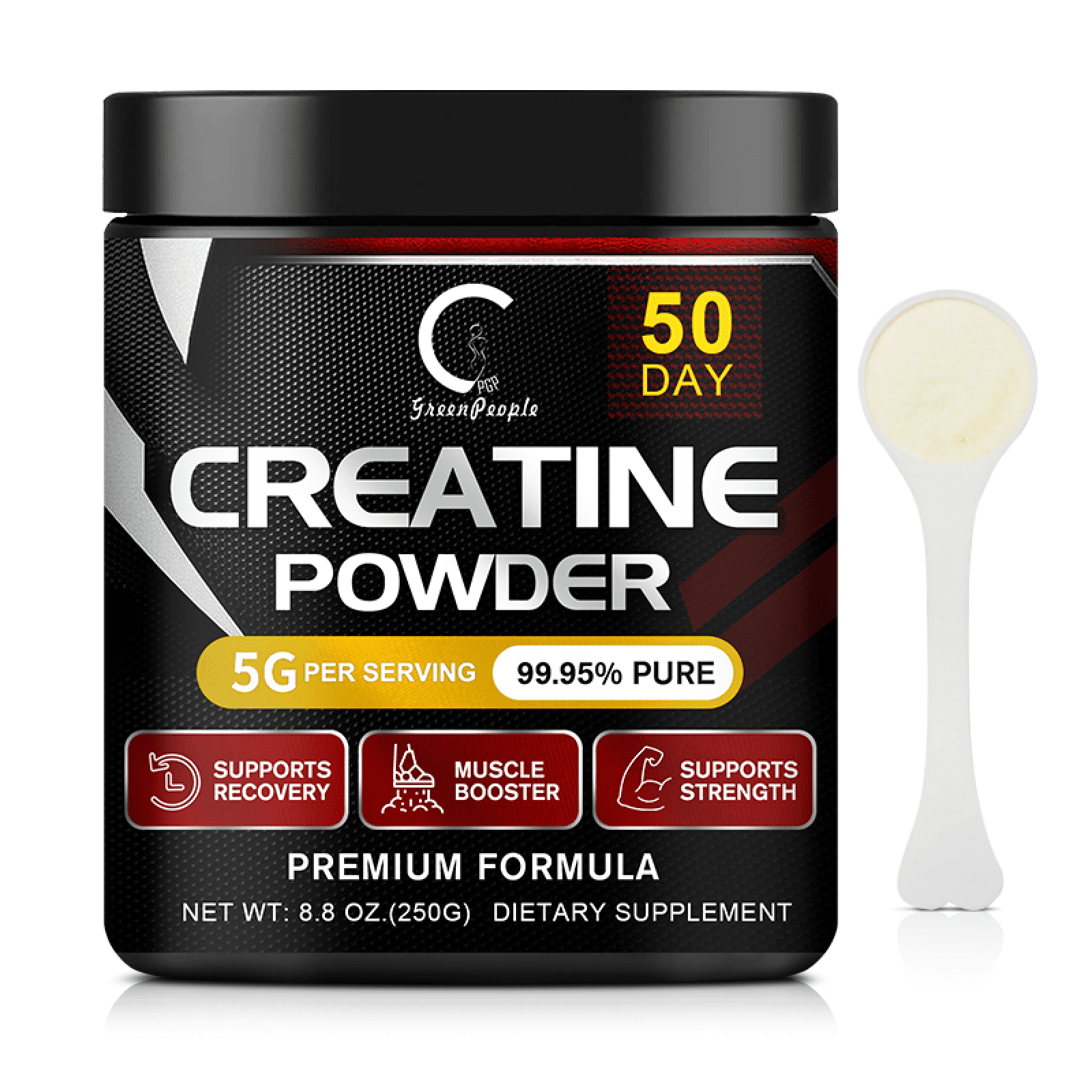 (2 Pack) GPGP Creatine Monohydrate Powder - Creatine Supplement for ...