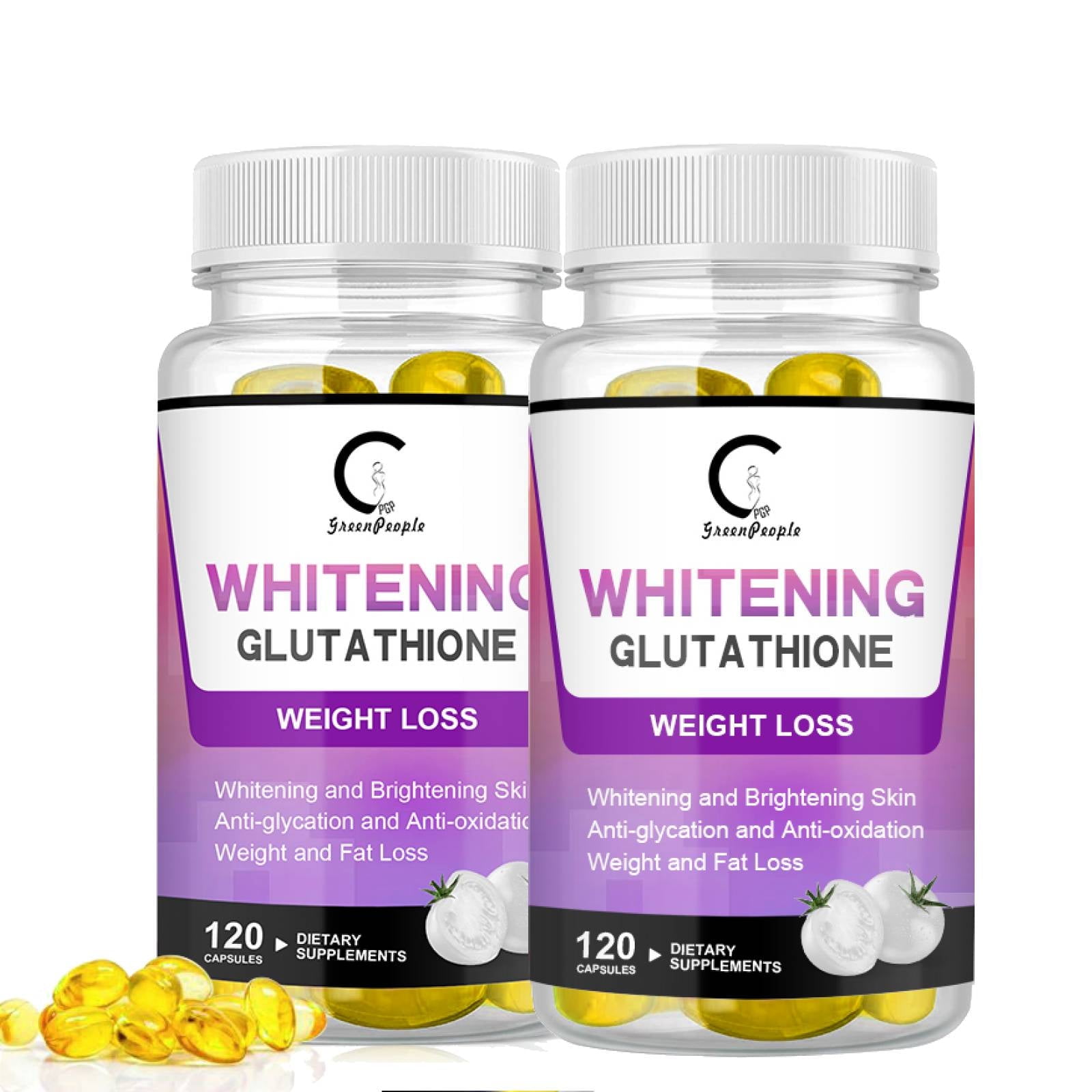 (2 Pack)GPGP Greenpeople White Tomato Whitening Capsules Anti-aging ...