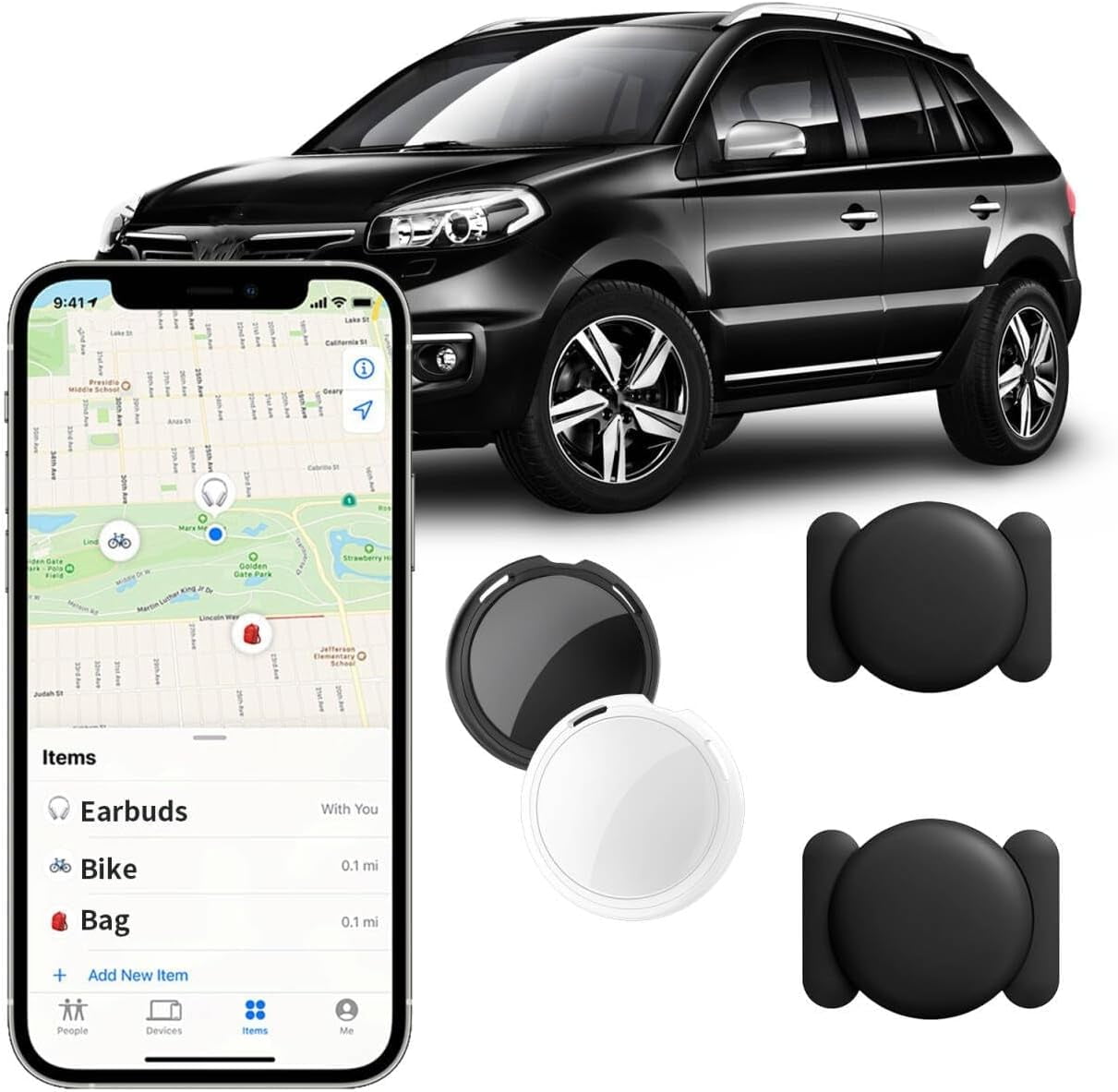 2 Pack GPS Tracker for Vehicles Work with nd My (iOS Only) Real Time ...