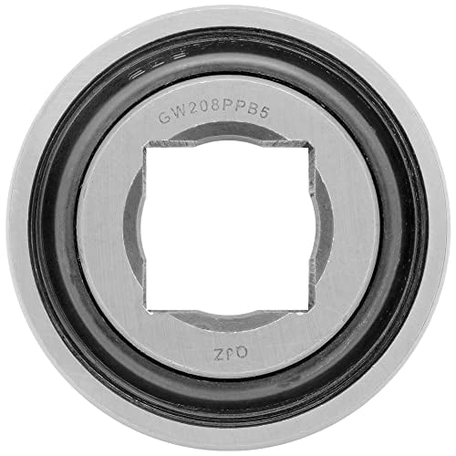 [2-Pack] GW208PPB5 - Agricultural Farm Bearings - Square Bore: 1.25 ...
