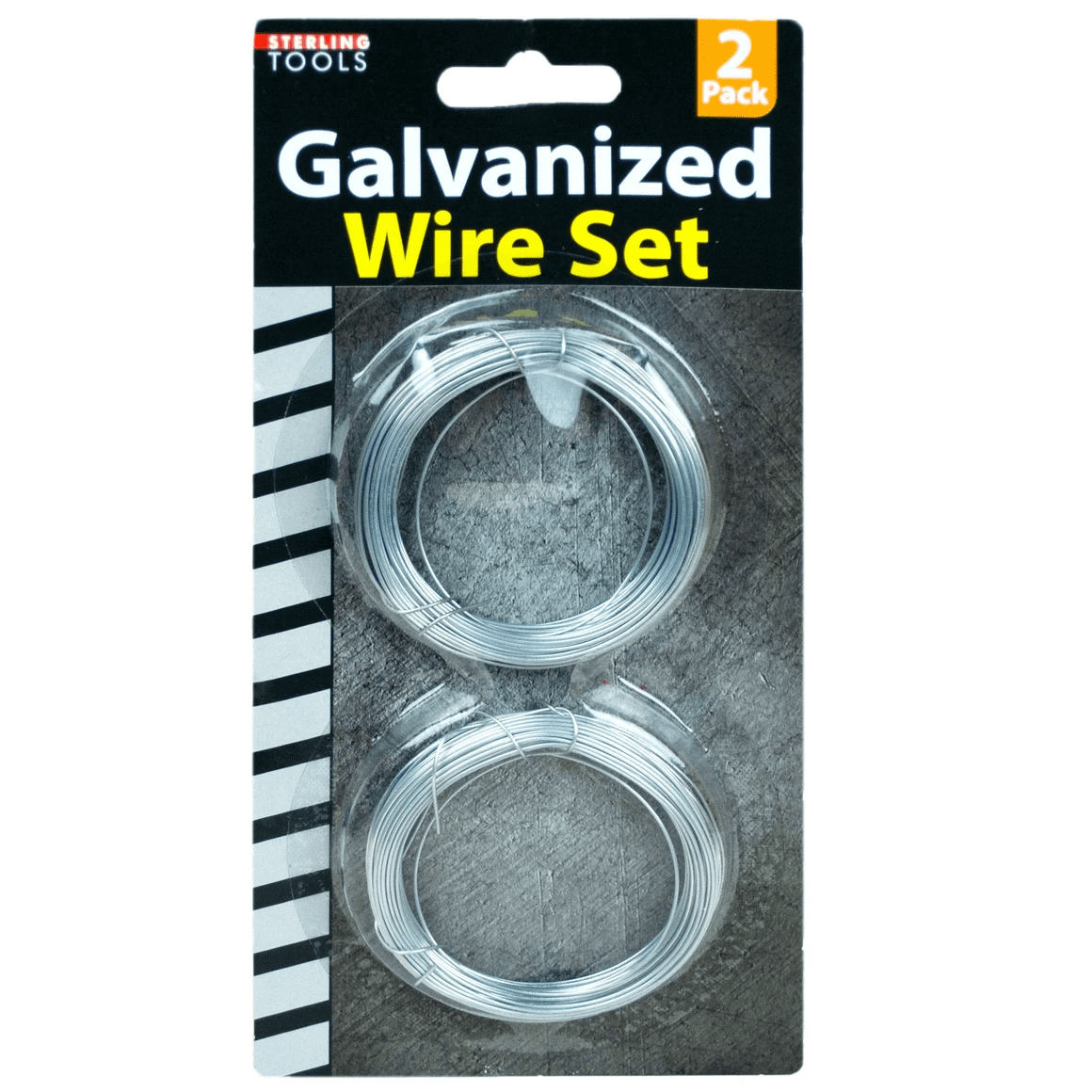 2 Pack Galvanized Wire Set, Durable, Rust Resistant 35 Ft Rolls for ...