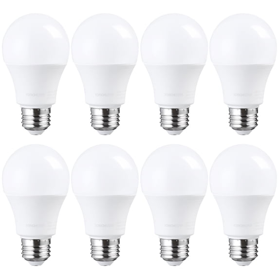 8 Pack Garage Door Opener LED Light Bulb, 100W Equivalent, 1700 Lumens ...