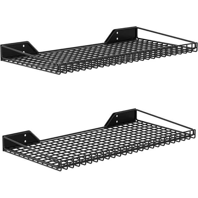 2 Pack Garage Wall Shelf, 23.5" x 12" Wall Mounted Storage Shelves for ...