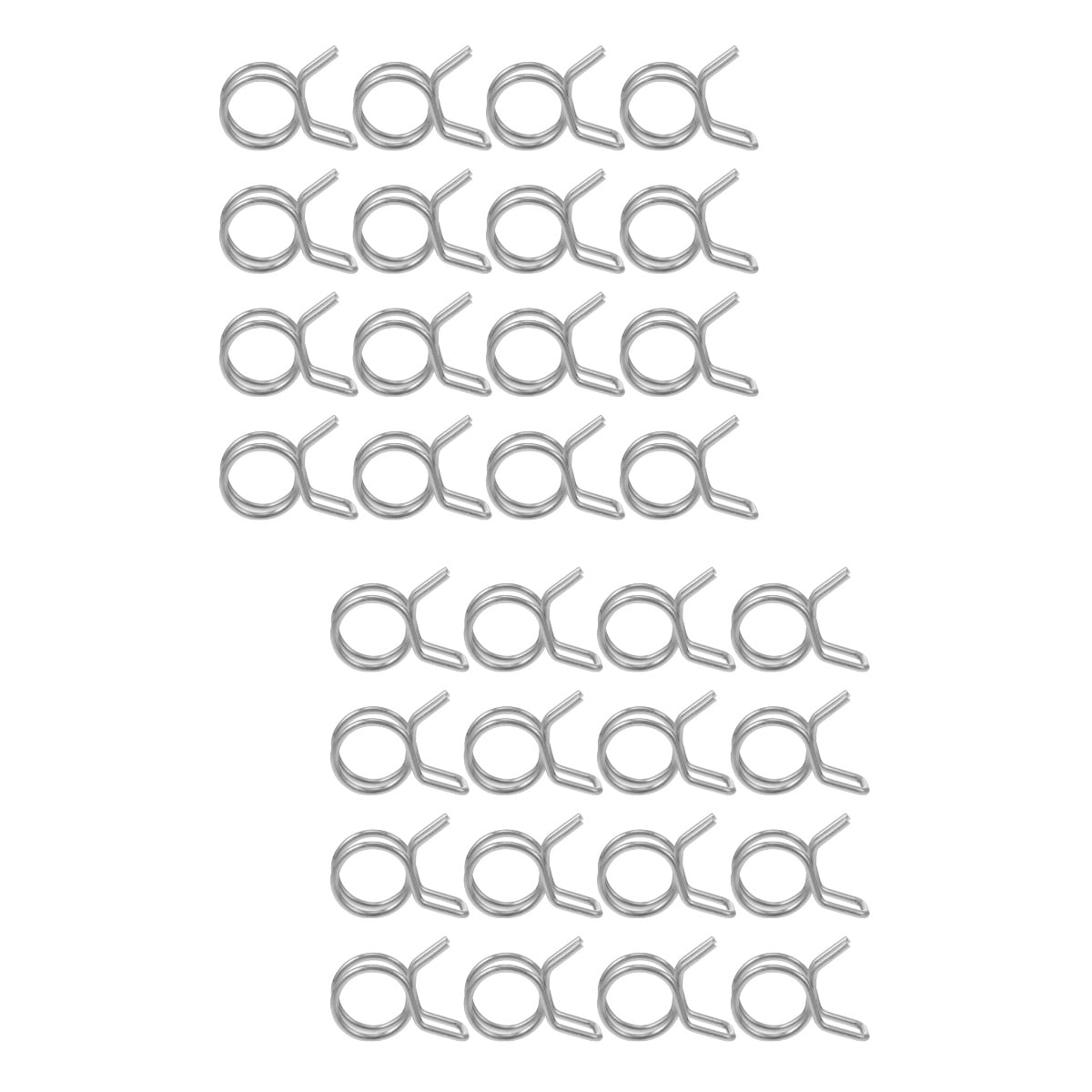 2 Pack Garden Double Hose Clamps Professional Hose Clamp 1.5X1.1CM ...