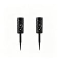 2-Pack Garden Flower Basket Ground Stakes, Hollow Design Lawn Decor for ...