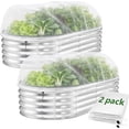 2 Pack Garden Netting for Raised Beds, 4 x 2 Ft Raised Bed Plant Covers ...