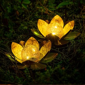 Lotus Flower Solar Lights