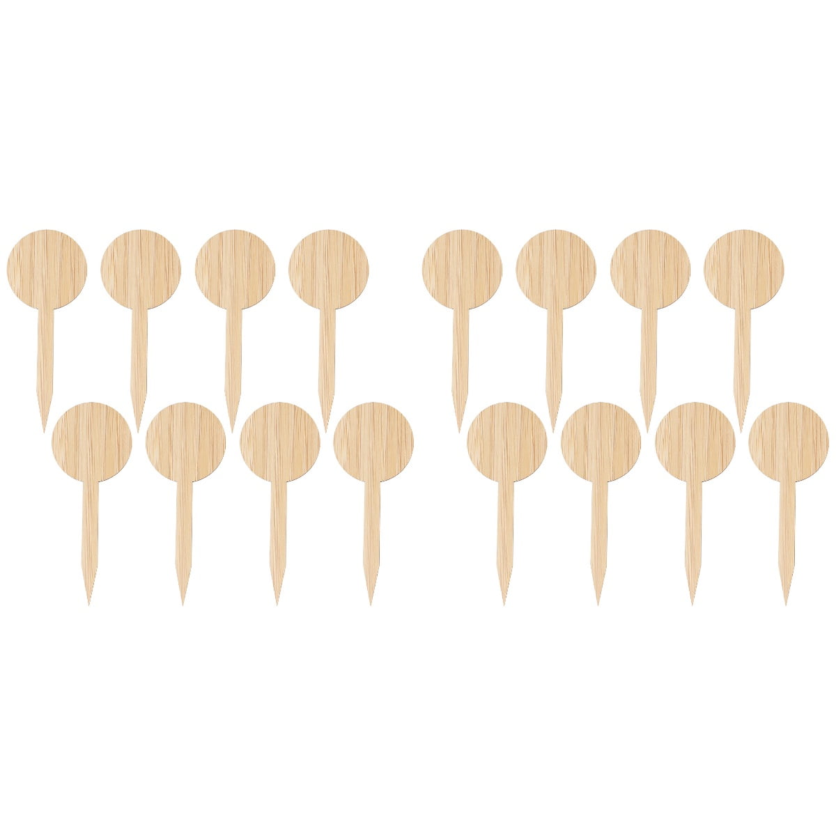 2 Pack Garden Stake Tags Khaki Plant Markers Labeling Poles - Walmart.com