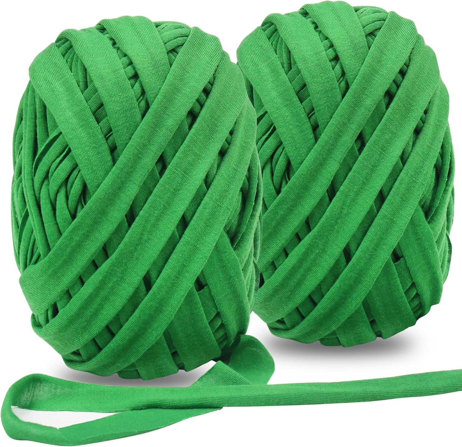 2 Pack Garden Twine, 196 Feet Stretchy Tomato Twine String, Green Cloth ...