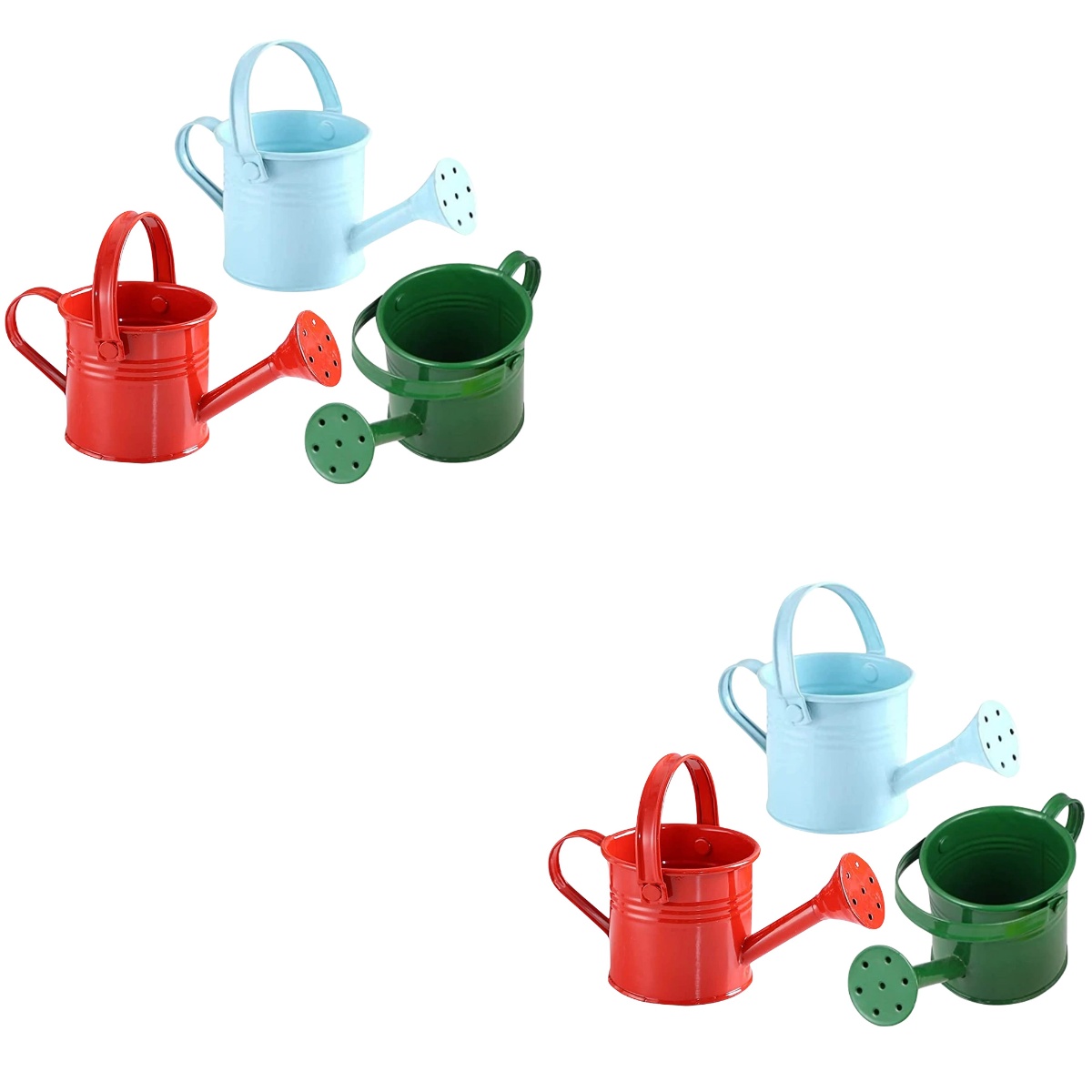 2 Pack Gardening Kettle Ornament Toy Watering Can Misting Spray Bottle ...