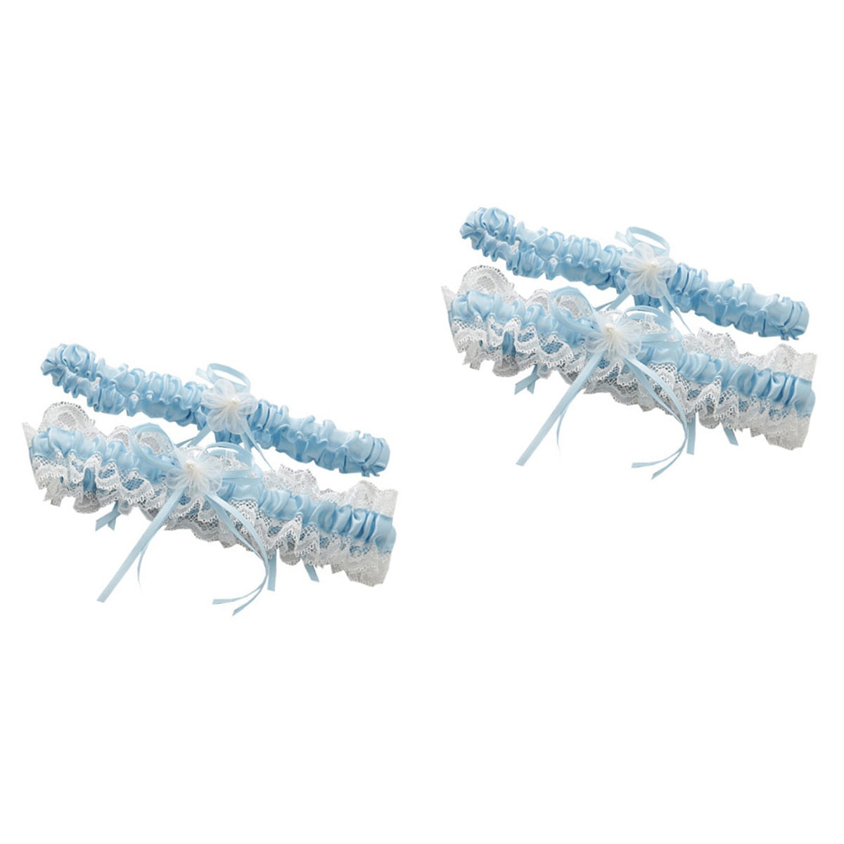 2 Pack Wedding Garters for Bride and Bridesmaids Western Style League ...