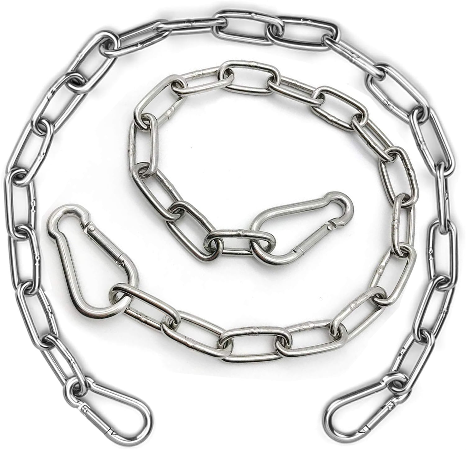 2 Pack Gate Chain Lock for Outdoor Fence with Carabiner,Happon 20 inch ...