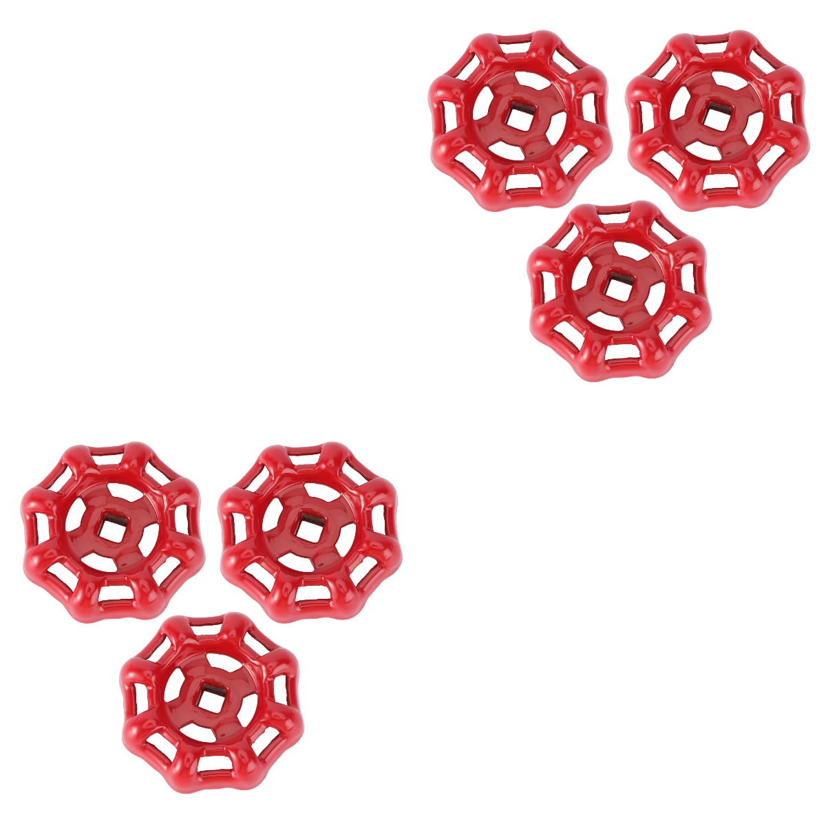 2 Pack Gate Valve Handle Handles Garden Hose Adapter Taps Red - Walmart.com