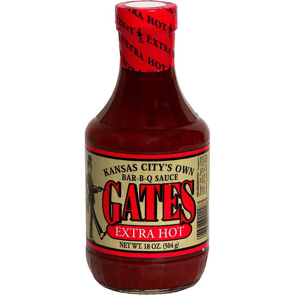 ( 2 Pack ) Gates Bar-B-Q Sauce, Extra Hot, 18 oz - Walmart.com