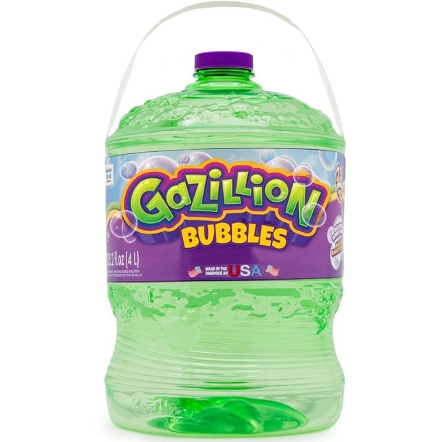 (2 Pack) Gazillion Bubbles Premium Bubble Solution, 4 Liter - Walmart.com