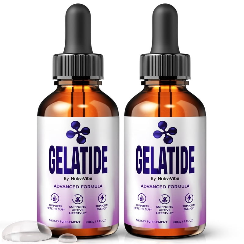 (2 Pack) Gelatide – Natural Daily Liquid Formula Designed to Align with ...