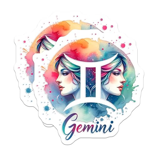 (2 Pack) Gemini Zodiac Magnets - Astrology Magnets - Horoscope Decor ...