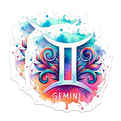 (2 Pack) Gemini Zodiac Sign Magnets - Astrology Fridge Magnets ...