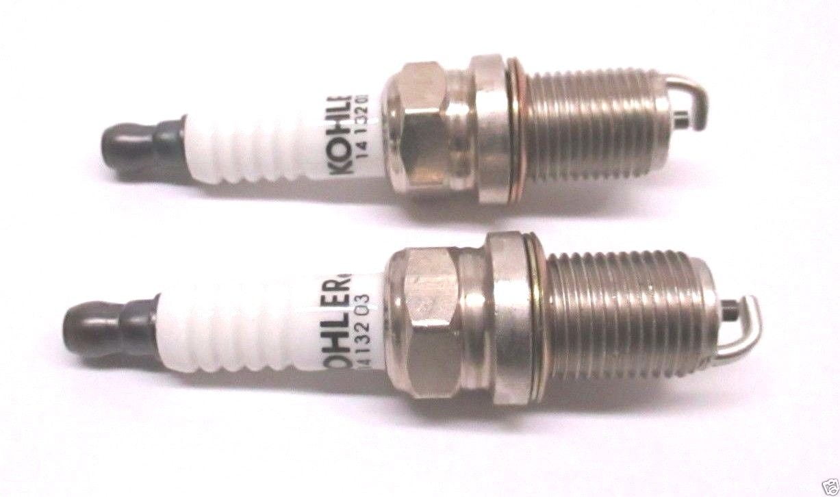 Kohler Spark Plug 14-132-03-S OEM, Fits XT173 SH265 Engines, 2 Pack ...