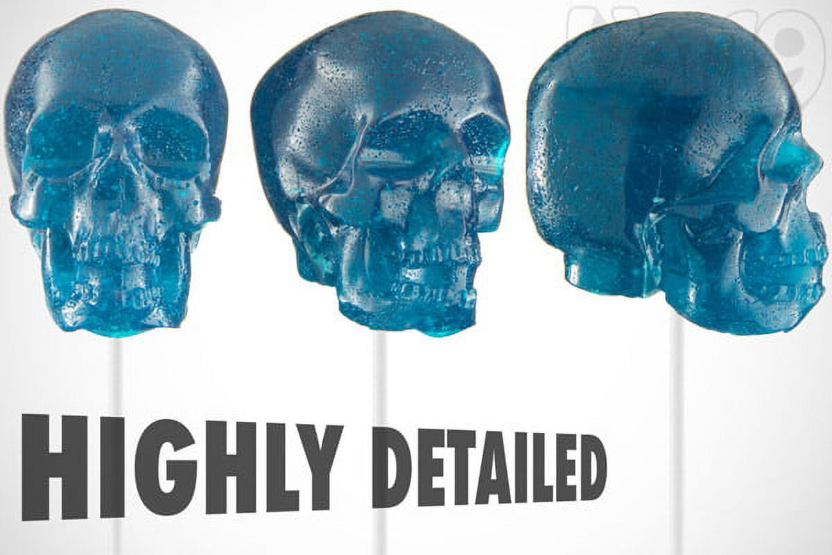 2 Pack Giant Gummy Skull on a Stick - Delicious candy craniums on a ...