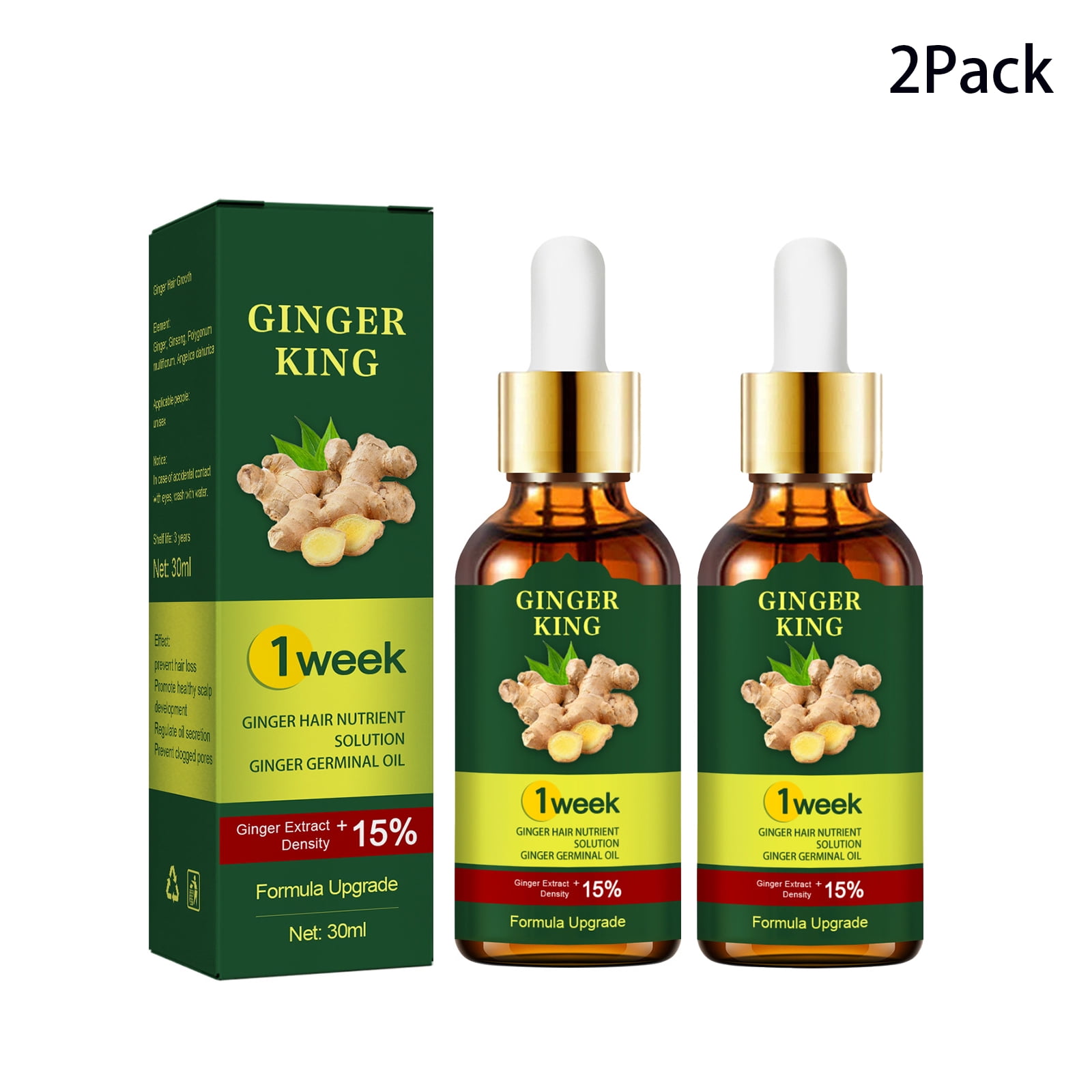 2 Pack Ginger King Extract Nutrient Solution Ginger King Stock