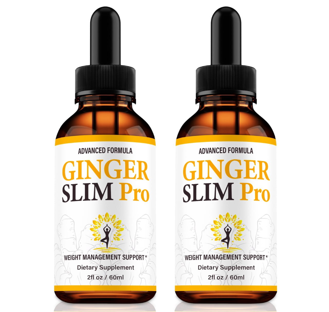 (2 Pack) Ginger Slim Drops - GingerSlim to Support Active Lifestyle and ...
