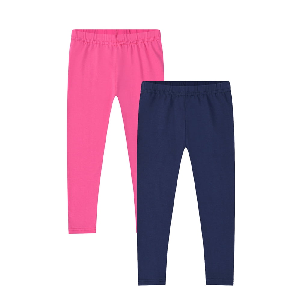 2-Pack Girl Leggings Soft Comfortable Kids Leggings in Toddler Leggings ...