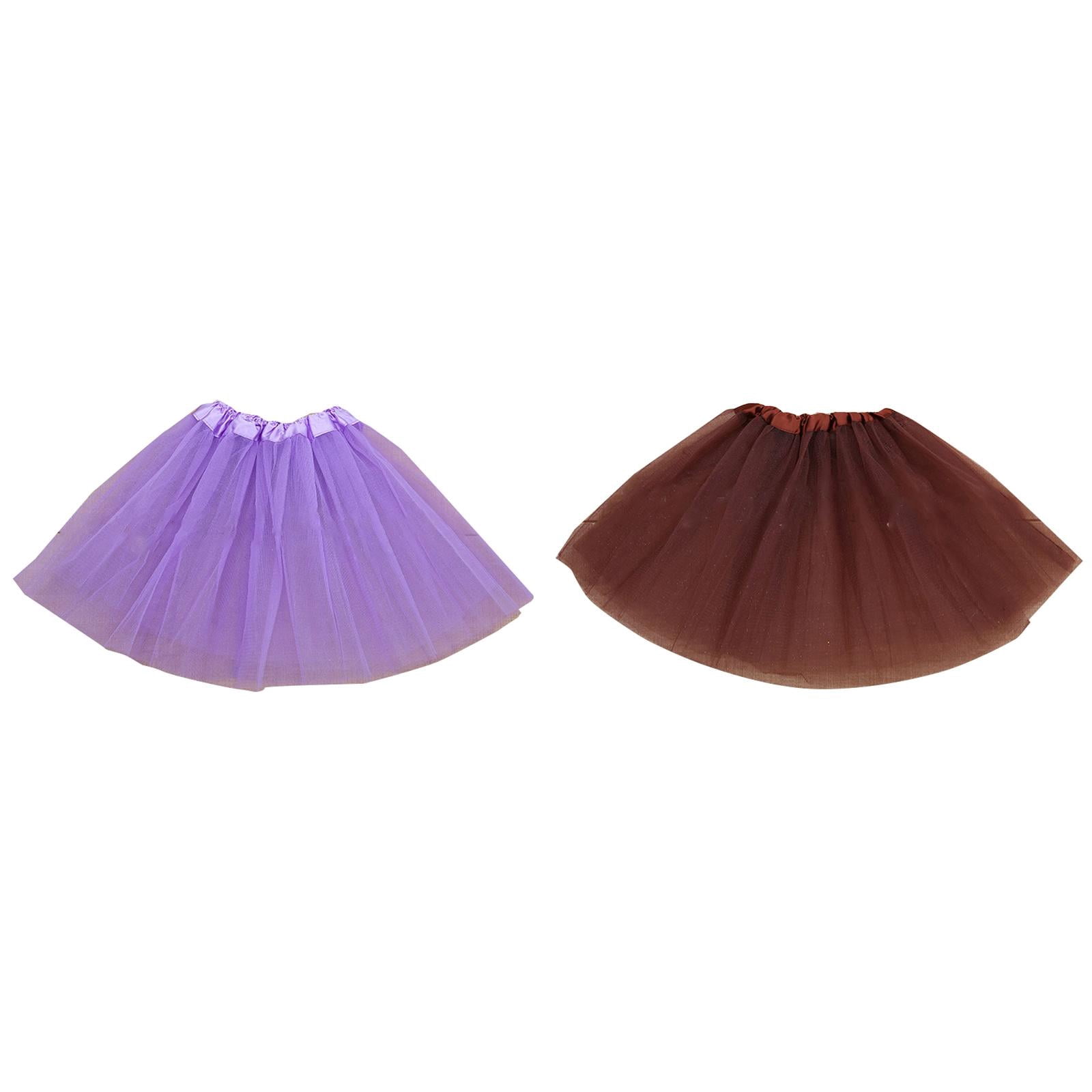 (2-Pack) Girl Princess Skirt Three Denim Jacket Boys Layer Mesh Yarn ...